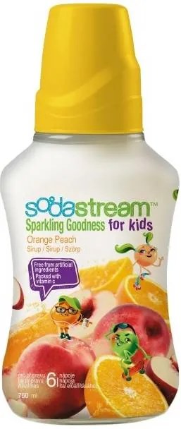 SodaStream GOODNESS - KIDS Pomeranč, broskev 750 ML