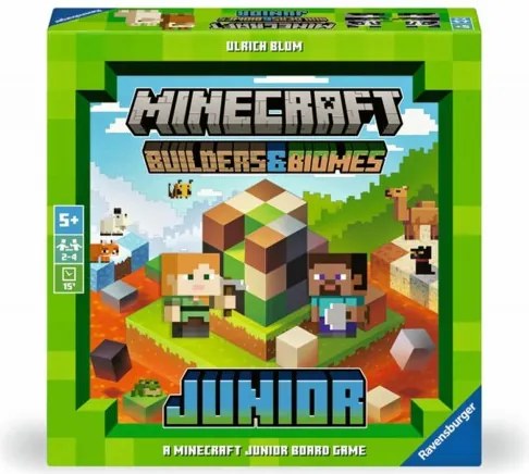 Minecraft - Builders & Biomes Junior, desková hra