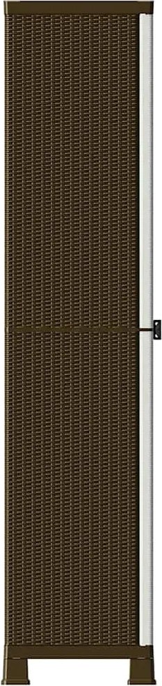 Plastová skříňka 68 x 39 x 171,5 cm ratanový design 337899