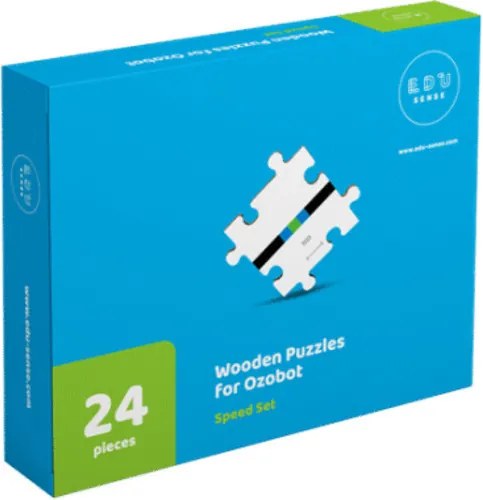 Dřevěné puzzle pro Ozobot - Speed Set