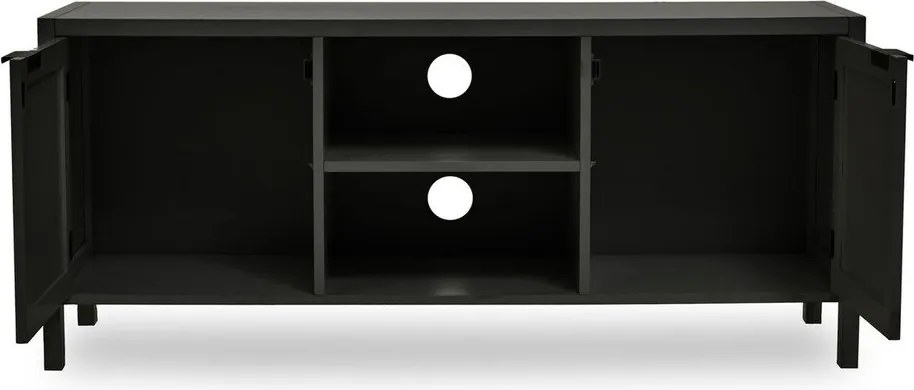 Černý TV stolek 120x52x38 cm Sherman – Premier Housewares