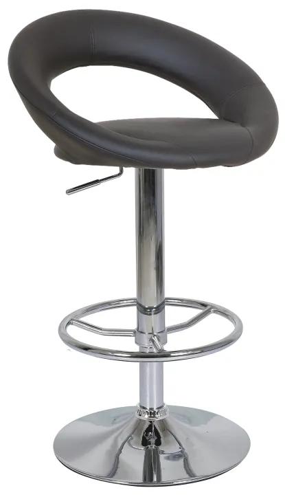 MAXIVA Barová židle - C-300, ekokůže, různé barvy na výběr Čalounění: černá (ekokůže)