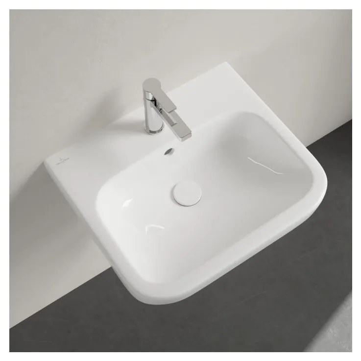 Villeroy & Boch ARCHITECTURA - Umyvadlo, 550x470x180 mm, bez přepadu, bílá alpin CeramicPlus 418856R1