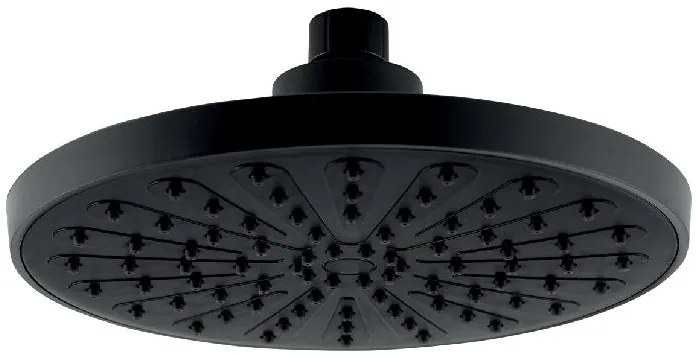 Novaservis Horní sprchy - Hlavová sprcha, průměr 200 mm, 1 proud, černá mat RUP/200,5