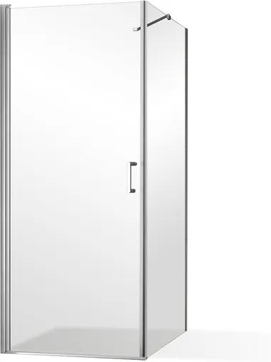 Čtvercový kout se dveřmi 900 mm a stěnou 900 mm
 - Otevírací jednokřídlé sprchové dveře OBCO1 s pevnou stěnou OBCB Roltechnik OUTLET