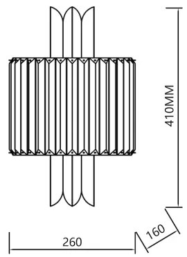 Nástěnné svítidlo MARGOT 2xE14/40W/230V zlatá