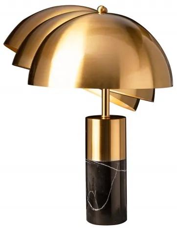 Noble Home Zlato-černá stolní lampa Burlesque