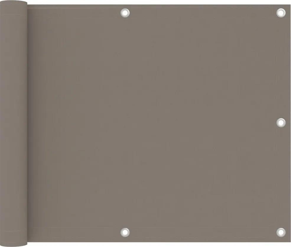 vidaXL Balkónová zástěna 75 x 400 cm oxfordská látka [42328] Barva: oranžová a hnědá