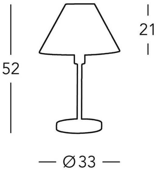 Kolarz 264.70.4 - Stolní lampa HILTON 1xE27/60W/230V