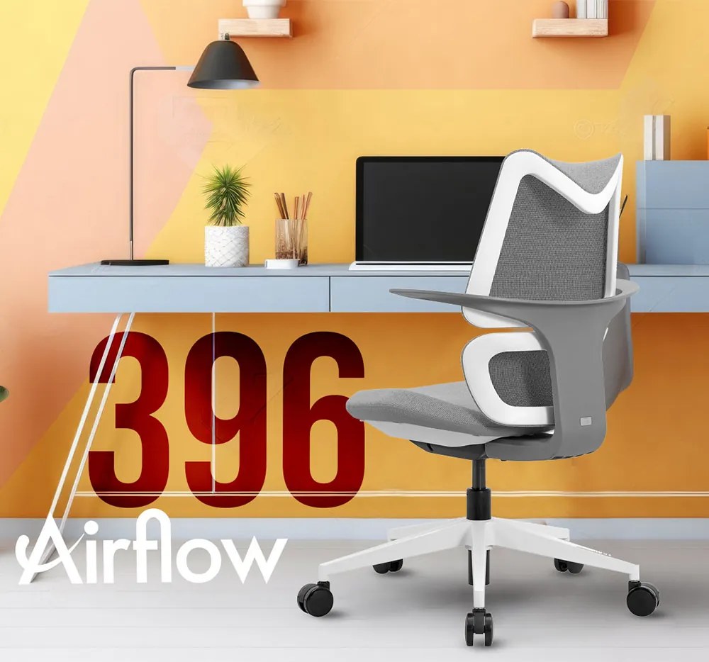 Ergonomická dětská židle MOSH Airflow 396 – šedá