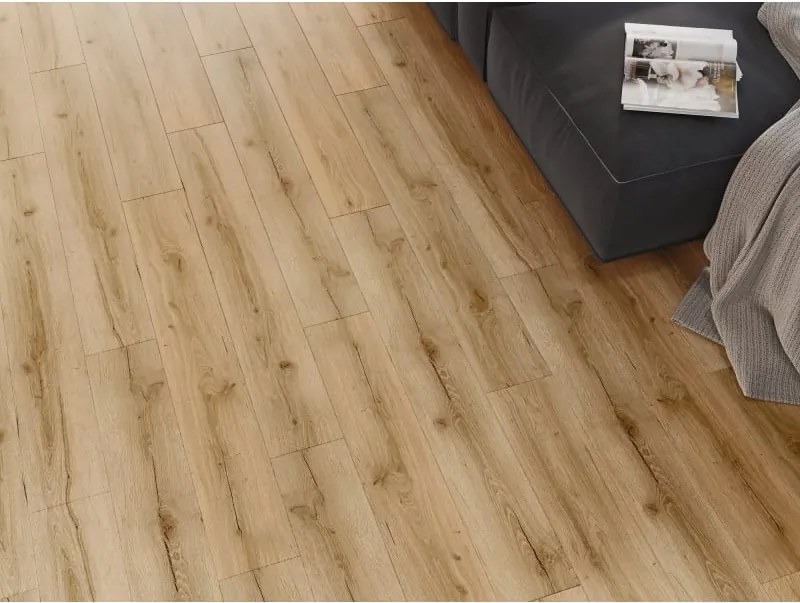Mexen Beaver Creek vzorek vinylových panelů SPC 6,5 mm, podložka IXPE 1,5 mm, 4 V-drážka, Dub - F1002-S