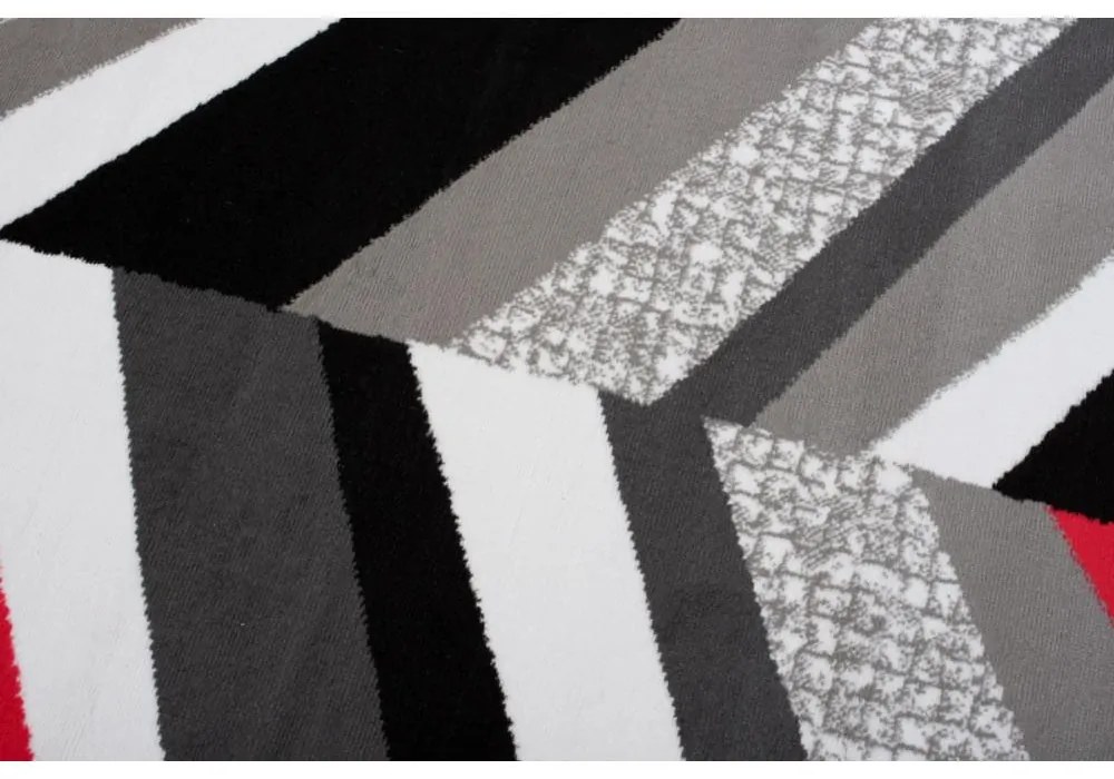 Kusový koberec PP Rico šedočervený 130x190cm