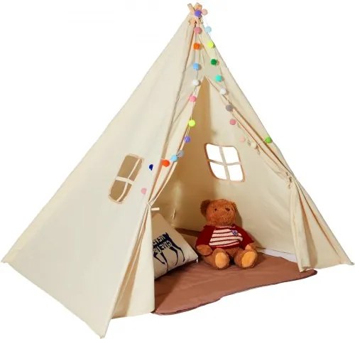 Dětský stan Dětský herní stan Teepee Stan pro 1-5leté batolecí stan s podložkami