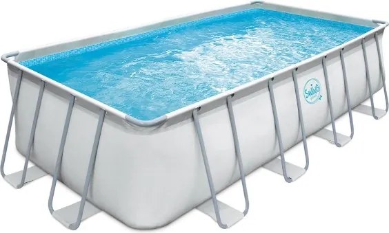 Bazén SWING Frame Šedivá Obdélník 5,49x2,74x1,32m