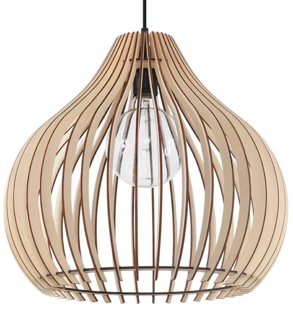 Sollux Lighting Závěsné svítidlo APRILLA dřevo