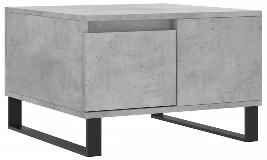 Konferenční stolek betonově šedý 55x55x36,5 cm kompozitní dřevo - Default Title