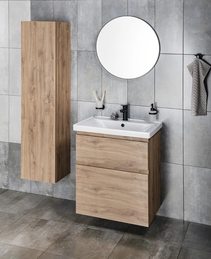 Aqualine Sapho, ALTAIR umyvadlová skříňka 35x150x31cm, dub emporio