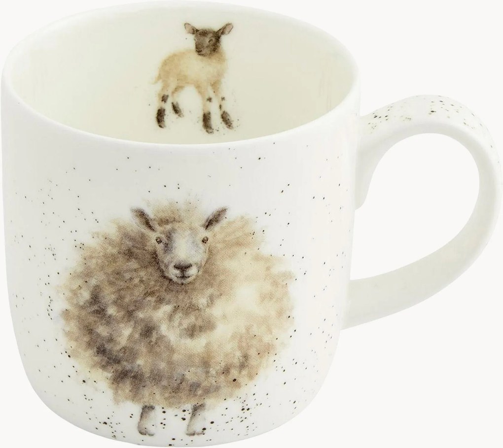 Hrnek z kostního porcelánu The Wooly Jumper