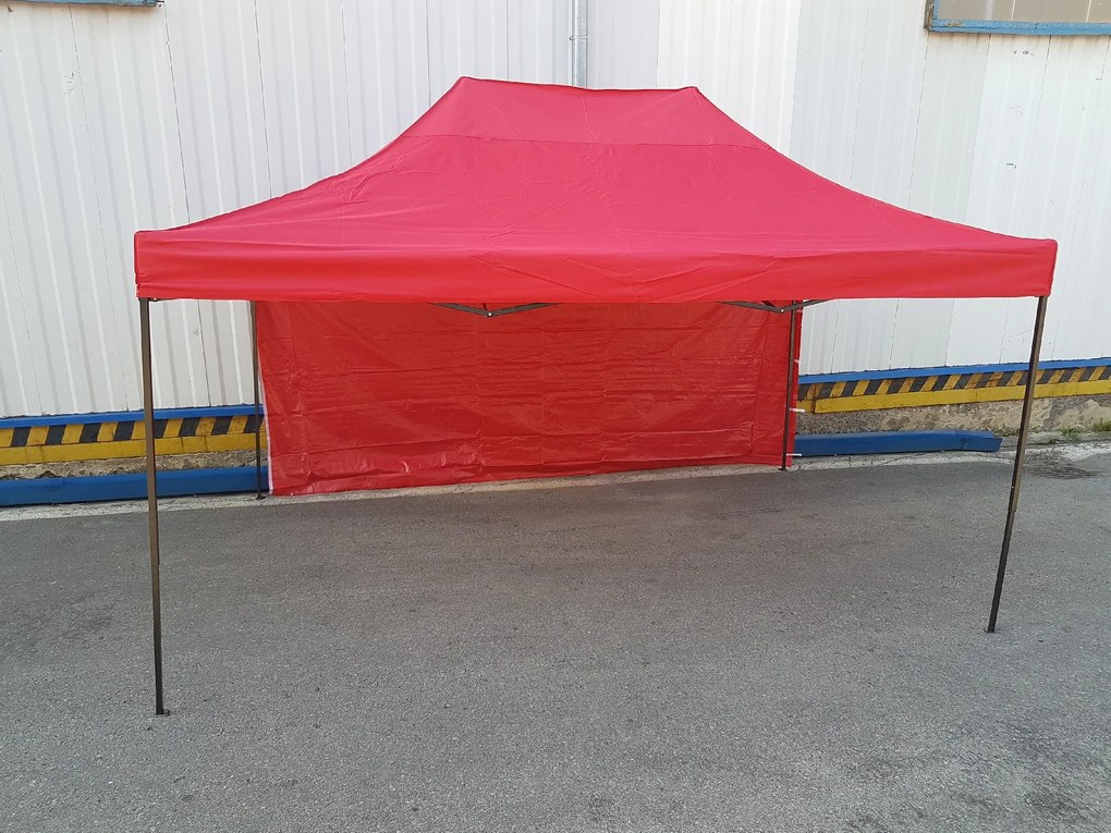 Bestent Nůžkový stan 3x4,5 červený SQ
