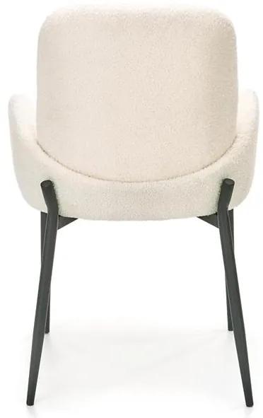 HALMAR K477 židle krémová
