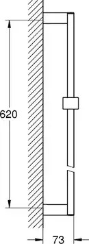 Grohe Euphoria Cube - Sprchová tyč 60 cm chrom