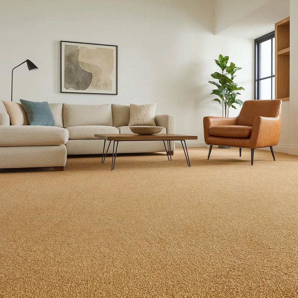 Vopi, AKCE: 70x400 cm Kusový koberec Eton béžový 70 - neúčtujeme odřezky z role - obšitý ze všech stran, šíře, béžová, filc, kancelář