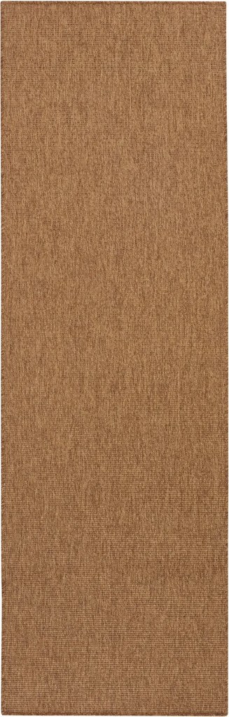 Behúň Nature 103530 Brown – na von aj na doma, 80x350, hnedá, chodba / predsieň, BT Carpet