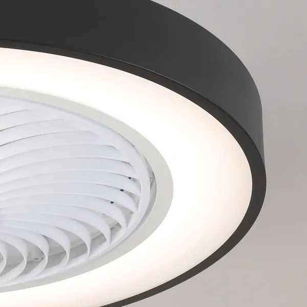 Brilagi-LED Stmívatelné svítidlo s ventilátorem LED/30W/230V 3000-6500K černá+DO