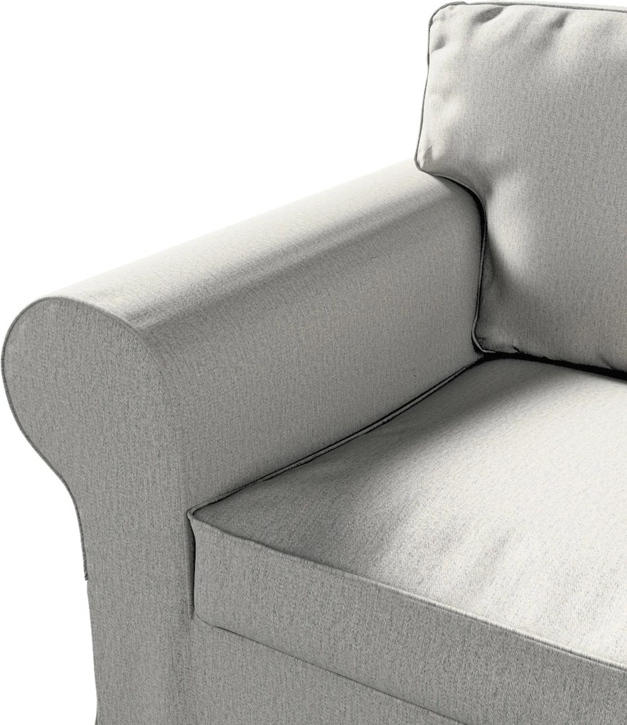 Potah na křeslo IKEA Ektorp barva šedá látka pletený vzor