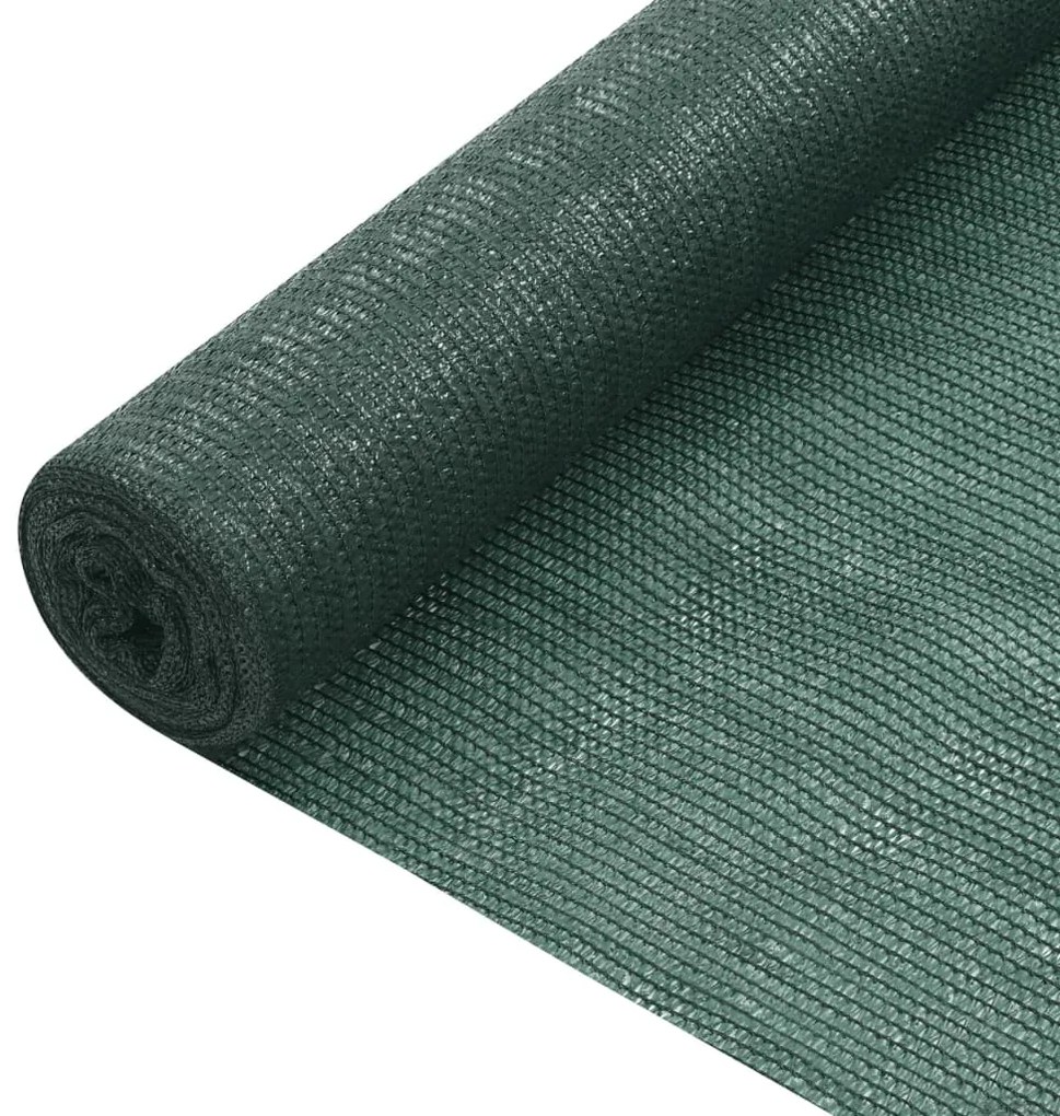 149374 vidaXL Stínící tkanina zelená 1,2 x 10 m HDPE 75 g/m²
