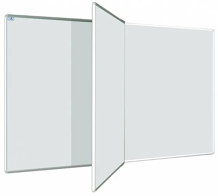 Magnetická tabule se středním křídlem PIVOT KB 240 x 120 cm - PIVOT KB 240/120