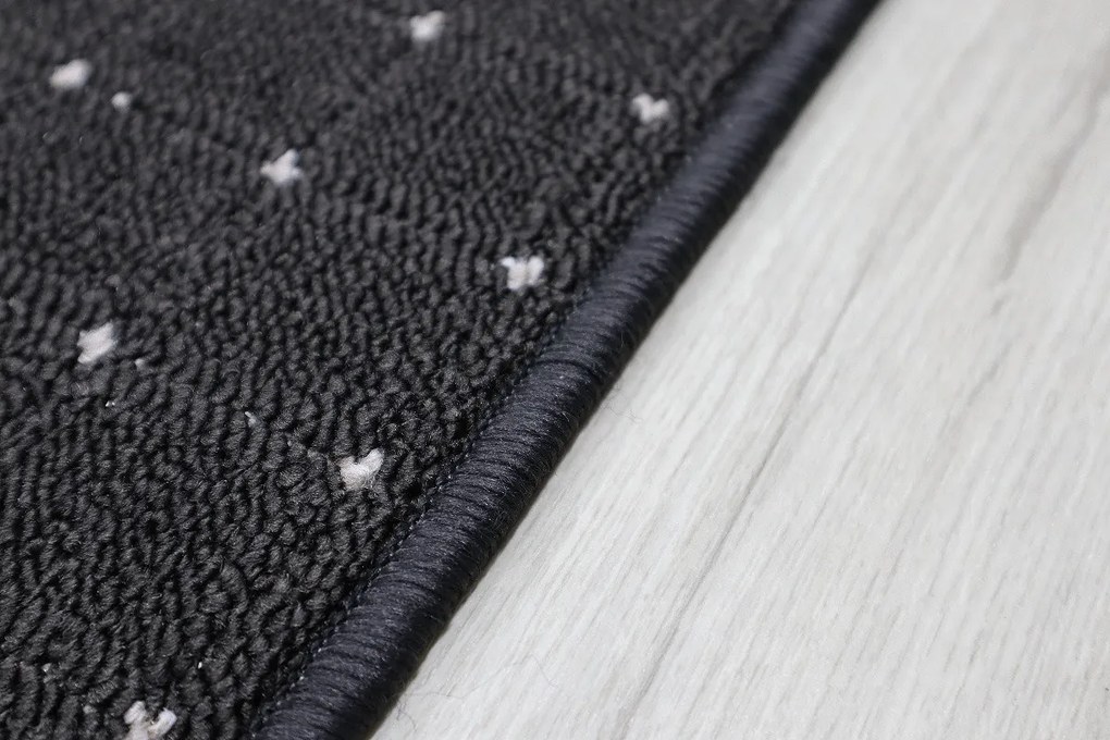 Condor Carpets, Kusový koberec Udinese antracit, 120x170, šedá, chodba / předsíň