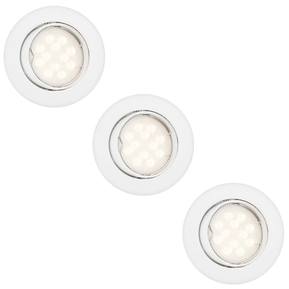 Philips Philips 59273/31/16 - SADA 3x LED koupelnové svítidlo SMARTSPOT NASH 3xGU10/3,5W P1894