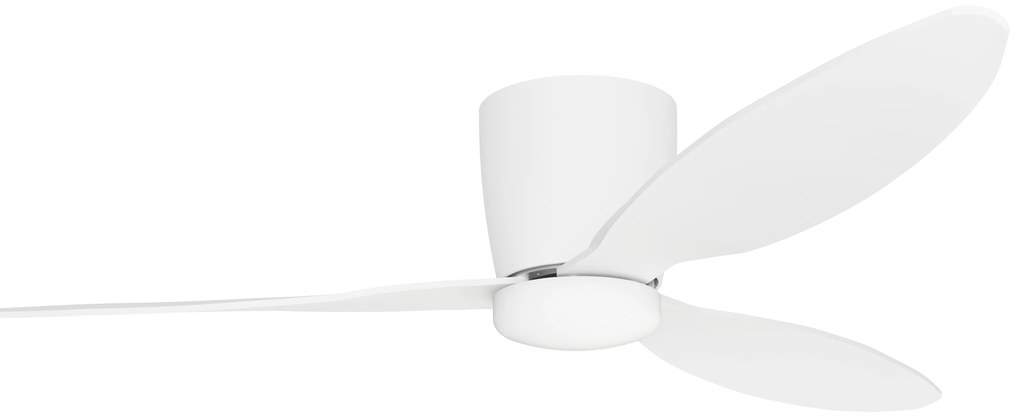 Stropní ventilátor Veneti CCT bílé/bílé s LED stmívatelný