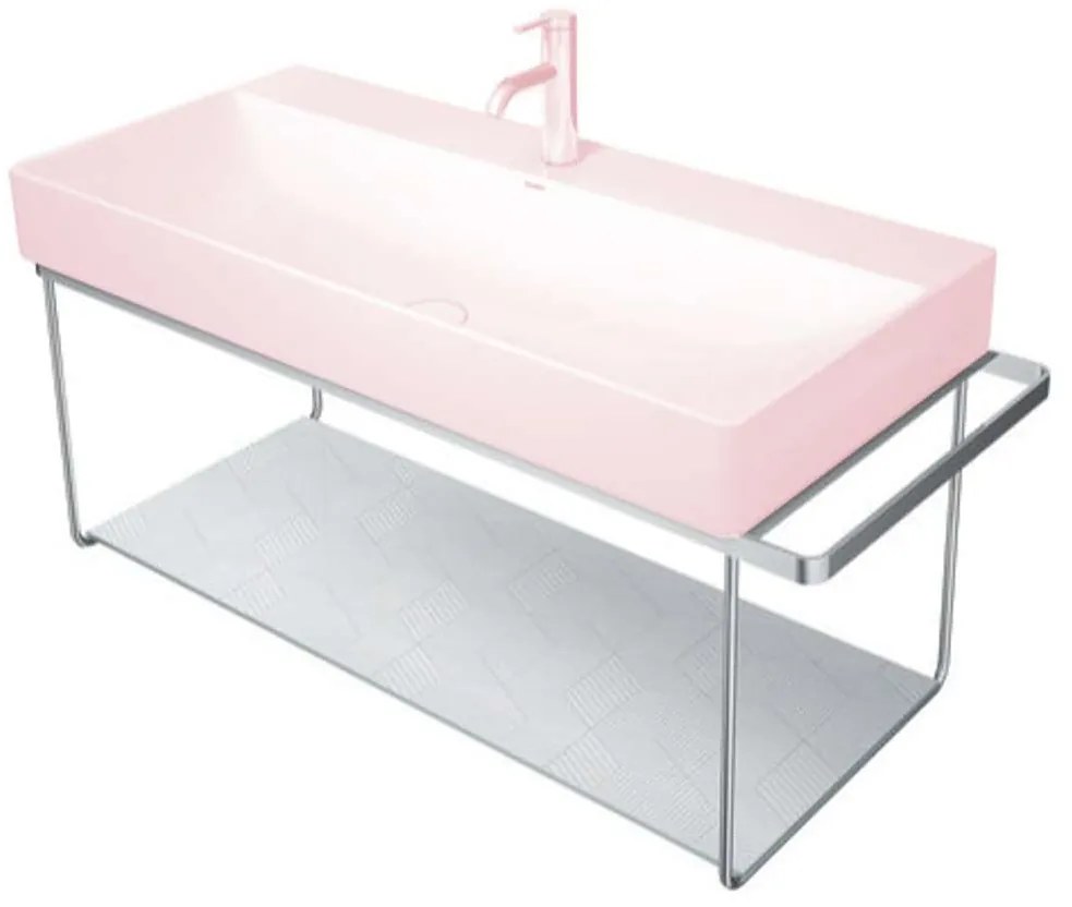 Duravit DuraSquare - Kovový podstavec pro umyvadlo, chrom 0031041000