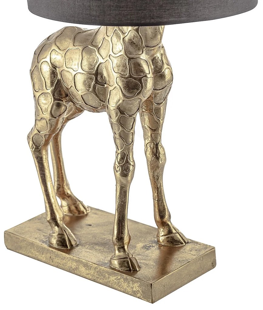 Velké dekorační  svítidlo Gold Giraffe výška 70cm