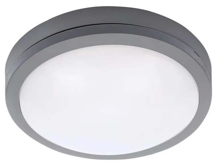 Brilagi - LED Venkovní stropní svítidlo LED/20W/230V pr. 23 cm IP54 antracit