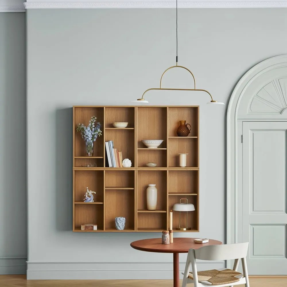 Závěsná knihovna v dekoru dubu v přírodní barvě 70x70 cm Mistral – Hammel Furniture