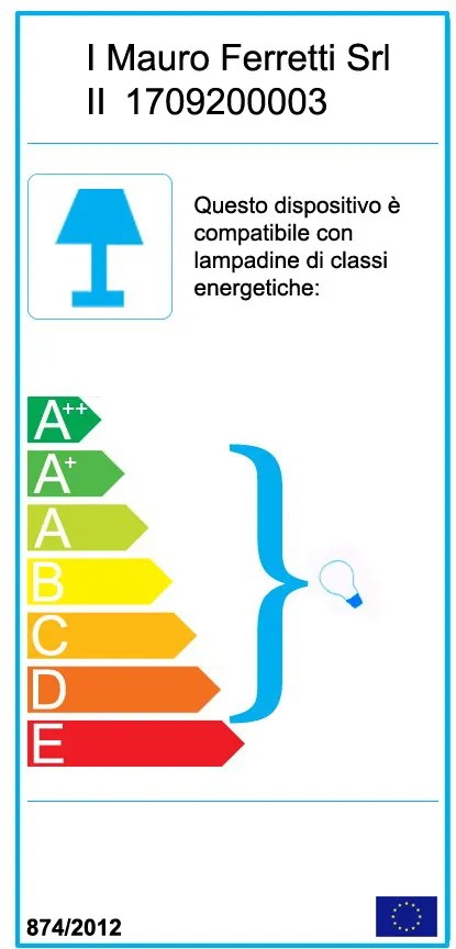 Vícebarevné závěsné svítidlo Mauro Ferretti Volia 3 svítidla, 25X135 cm