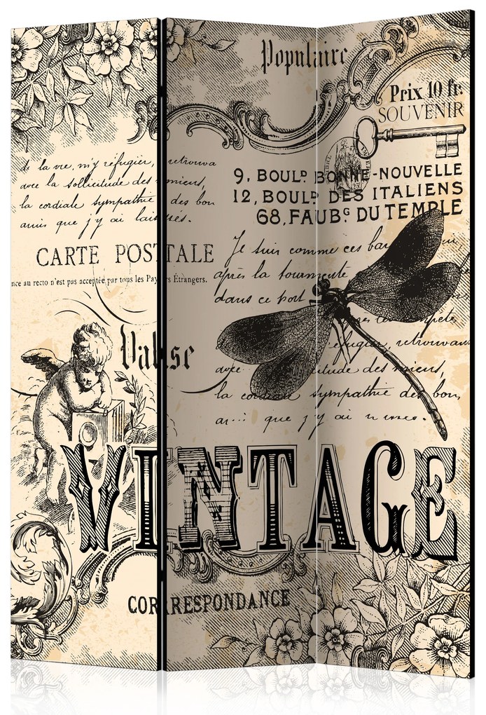 Artgeist Paraván - Vintage Correspondence [Room Dividers] 135x172 7-10 dní