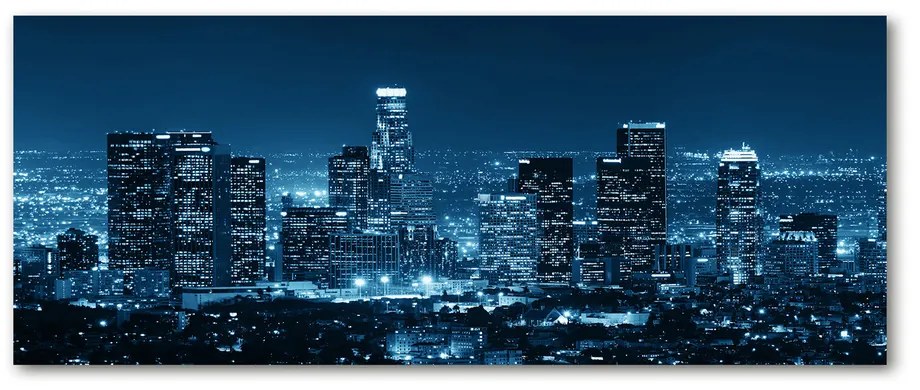 Wallmuralia Foto obraz akryl svislý do obýváku Los Angeles noc 125x50 cm