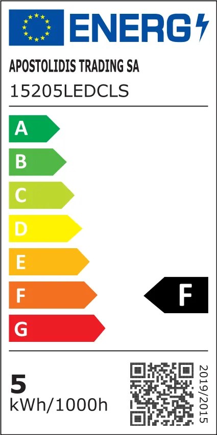 ACA Lighting LED stolní lampička s vypínačem a klipem BAZ 5W/230V/4000K/340Lm/120°/IP20, zelená