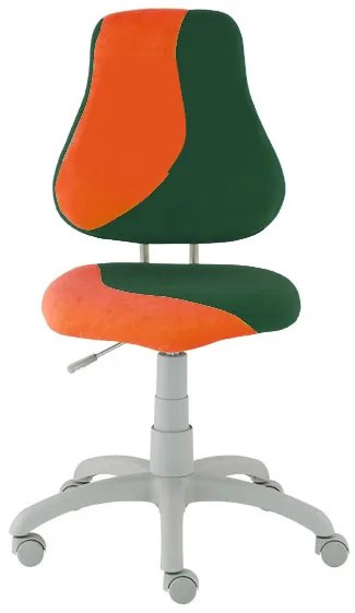 Dětská rostoucí židle ALBA FUXO S-line tmavě zeleno-oranžová