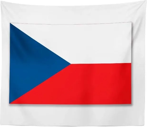 Sablio Deka Česká vlajka - Český fanoušek - 150x120 cm