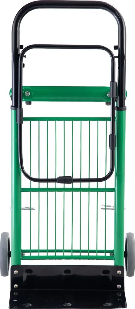 Costway 2 v 1 Skládací vůz na pytle, přepravní vůz, nákladní vůz na pneumatiky