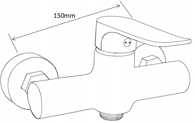 Mexen Tord sprchový set s dešťovou sprchou a sprchovou baterií Pecos, chromová, 72740200-00