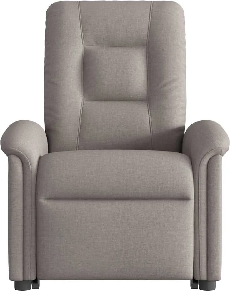 Zvedací polohovací křeslo taupe textil 3303261