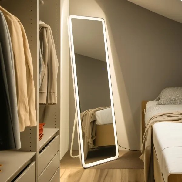 BRILAGI - Stojací zrcadlo ELEGANZA LED/42W/230V 160x50 cm IP44 CRI 90 stmív.+CCT