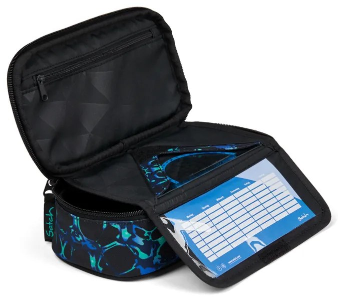 Penál Ergobag Satch – Caleido Blue 2025