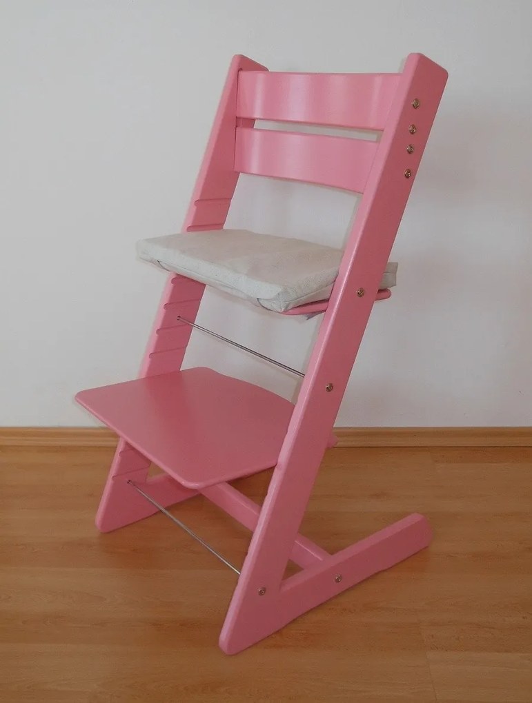 Rostoucí židle Jitro Klasik růžová